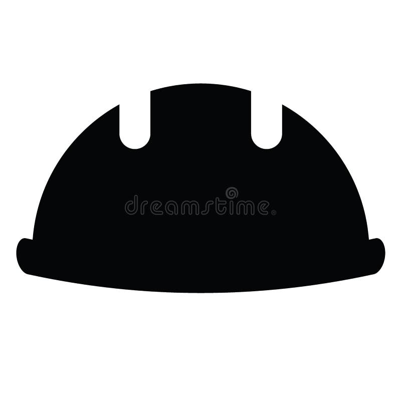 Man with Hard Hat. Engineer Icon Stock Vector - Illustration of ...