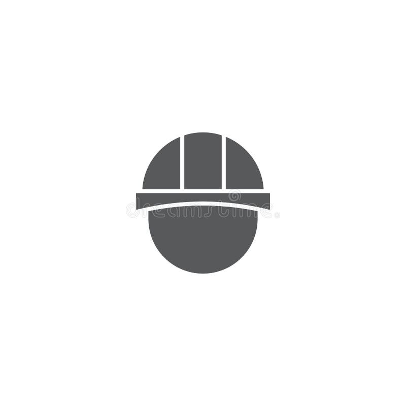 Hard Hat Vector Icon Design Isolated on White Stock Vector ...