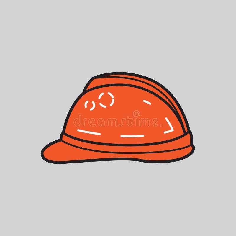 Hard Hat. Vector Illustration Decorative Design Stock Vector ...