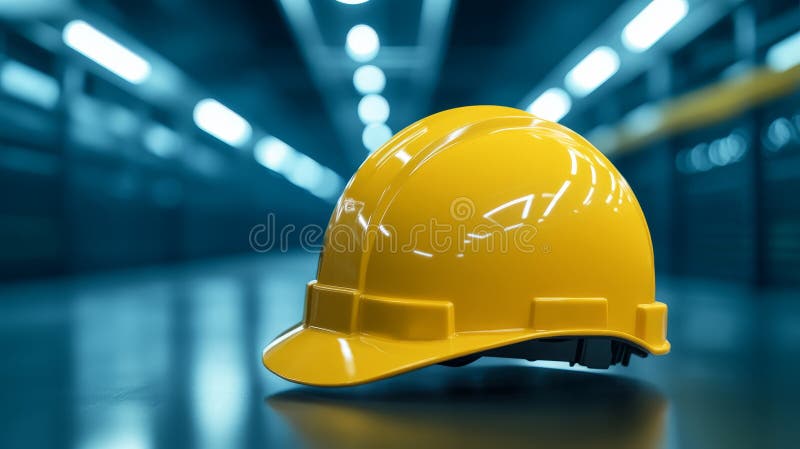Hard Hat in Warehouse Ensuring Safety and Efficiency in Storage ...