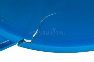 Hard Plastic Crack Broken Material Damaged Old Structure Abandoned ...