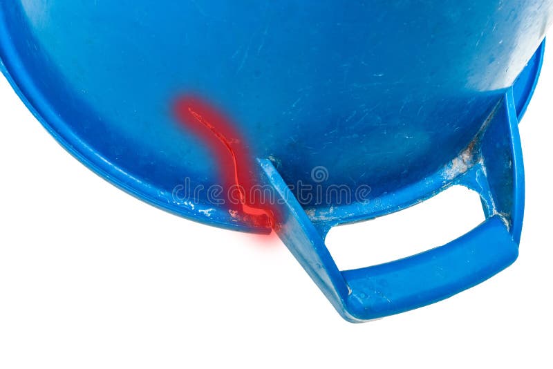 Hard Plastic Crack Broken Material Damaged Old Structure Abandoned ...