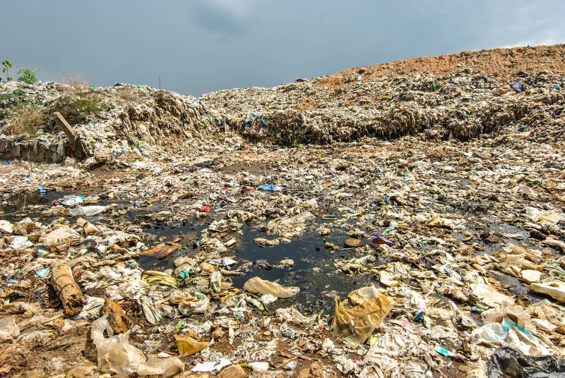 Hard Plastic Garbage Decomposition. Pollution from the Consumer Society ...