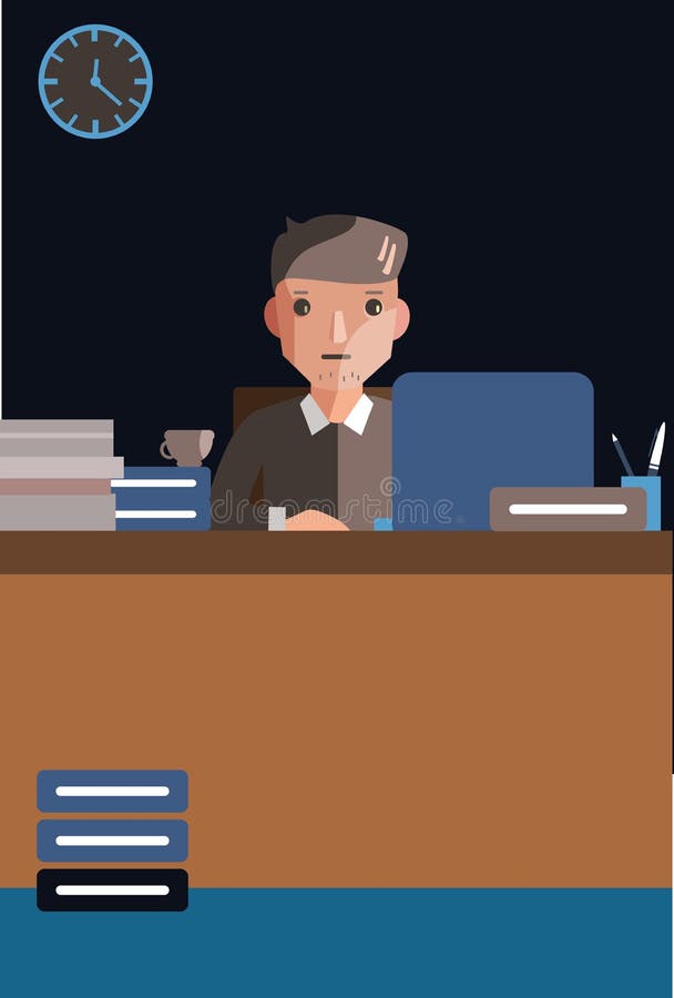 Hard project stock illustration. Illustration of coffee - 83732148