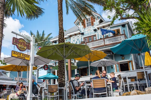Hard Rock Cafe in Key West redaktionelles stockfotografie. Bild von ...