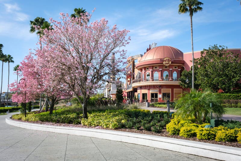 Hard Rock Cafe Restaurant at Universal Studios Park in Florida, USA ...