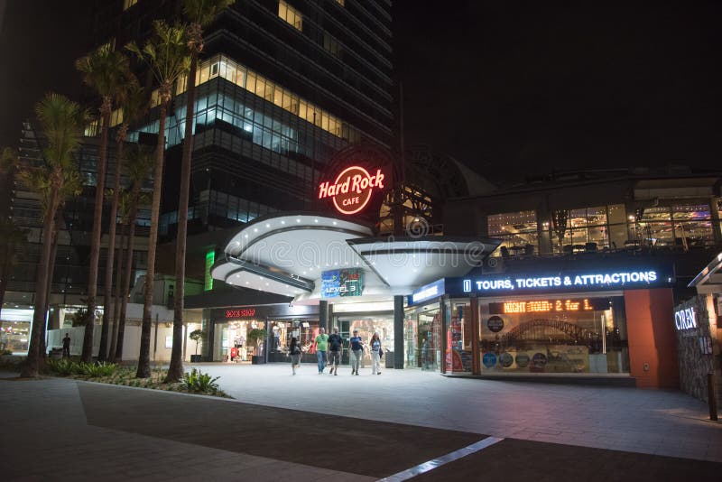 Hard Rock Cafe Sydney fotografía editorial. Imagen de cafe - 101138887