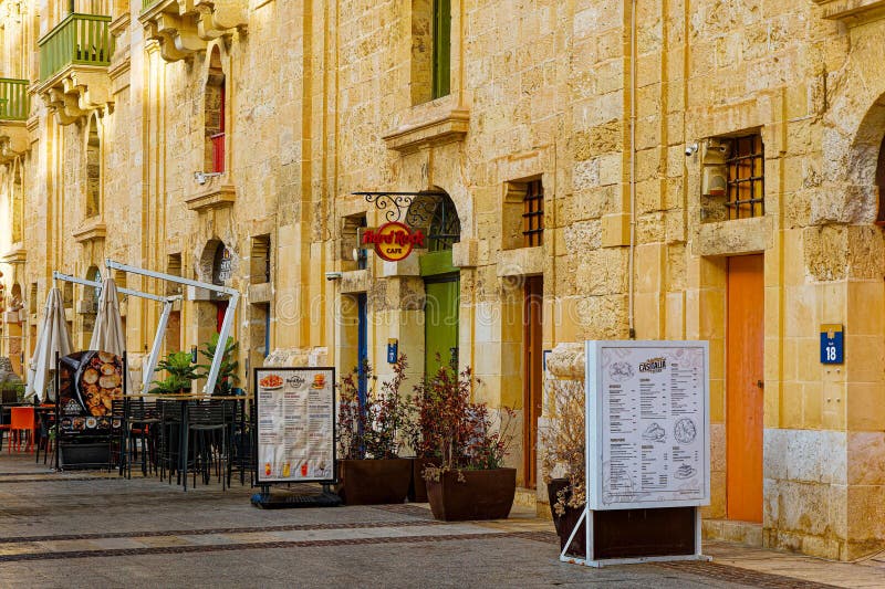 Hard Rock Cafe in Valletta Malta Editorial Stock Photo - Image of ...