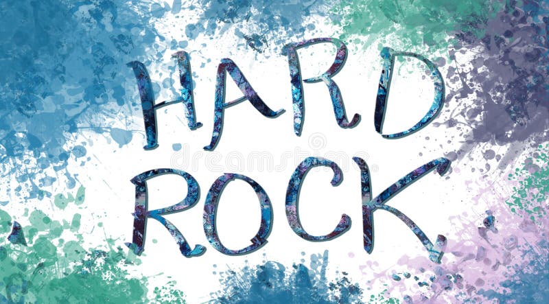 Hard Rock,Colorful Backgrounds, Artistic Backdrops Created Digitally ...