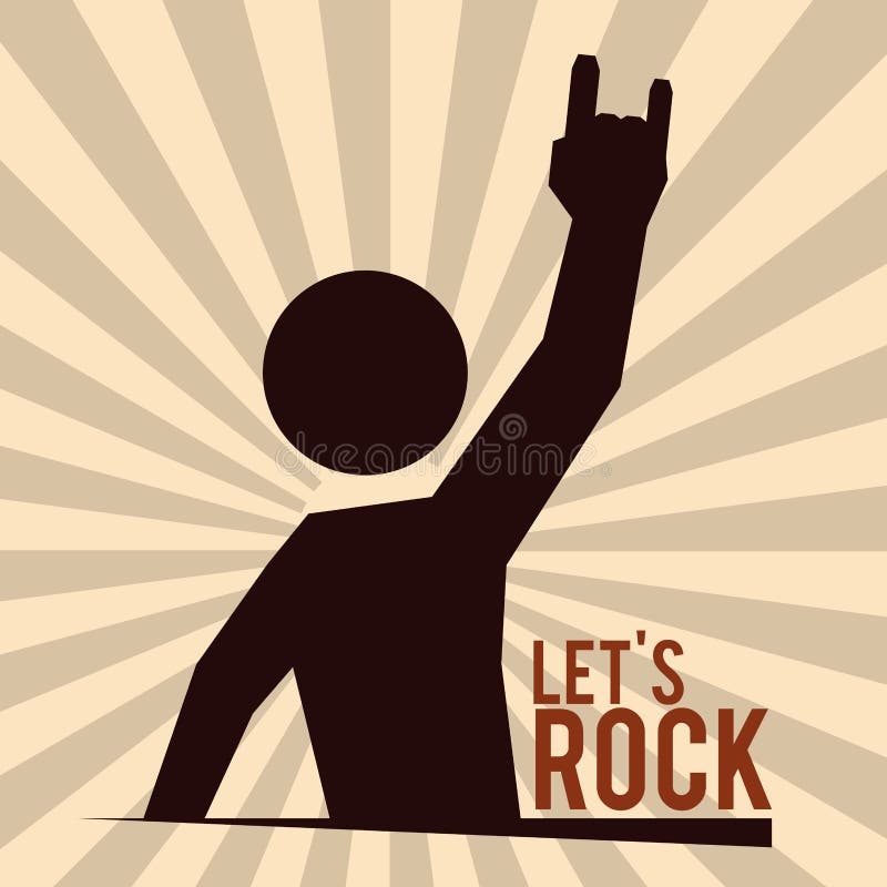 Hard rock design stock vector. Illustration of print - 46410487