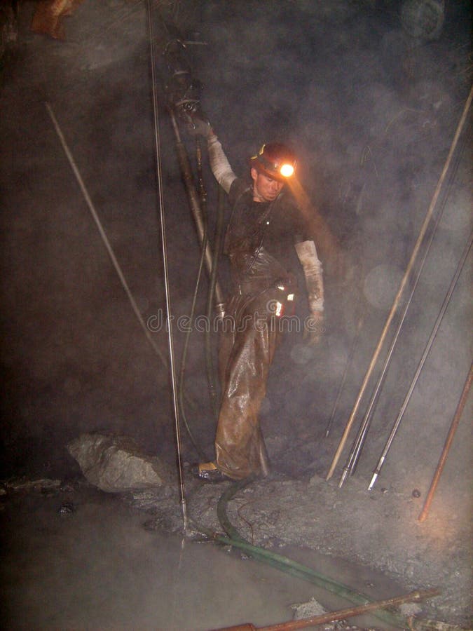 Hard Rock Miner editorial photography. Image of rocks - 14272252