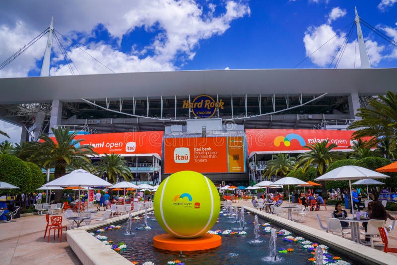 Hard Rock Stadium during 2024 Miami Open in Miami Gardens, Florida ...