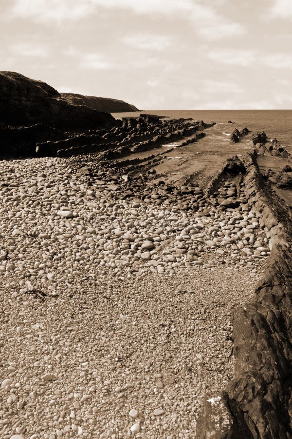 Hard rocky coast stock image. Image of kerry, ravine - 11139373