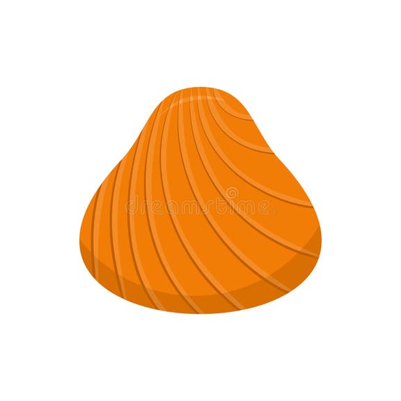 Hard Shell Icon, Flat Style Stock Vector - Illustration of single ...