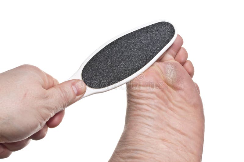 Hard skin removal stock image. Image of male, exfoliation - 18161397