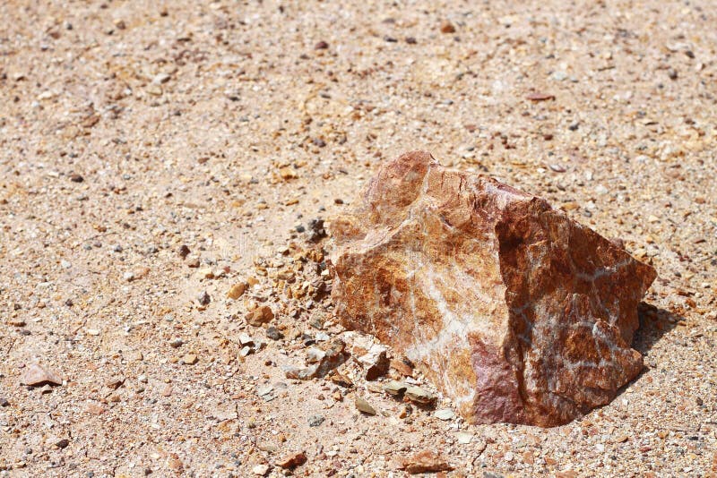 Hard Stone on Ground with Laterite Stock Photo - Image of coarse ...