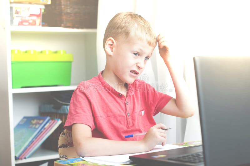 Hard task stock photo. Image of pupil, learn, difficult - 98407100