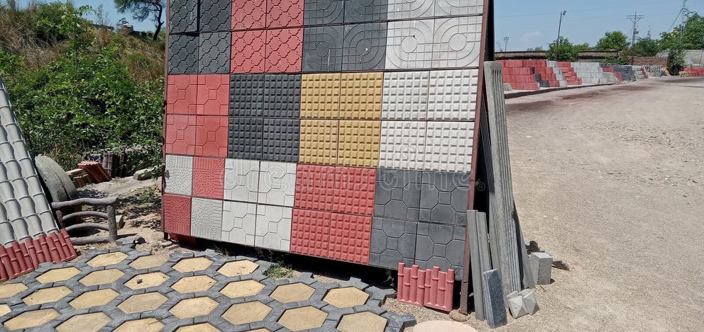 Hard Tiles for Flooring Display Samples Stock Image - Image of samples ...