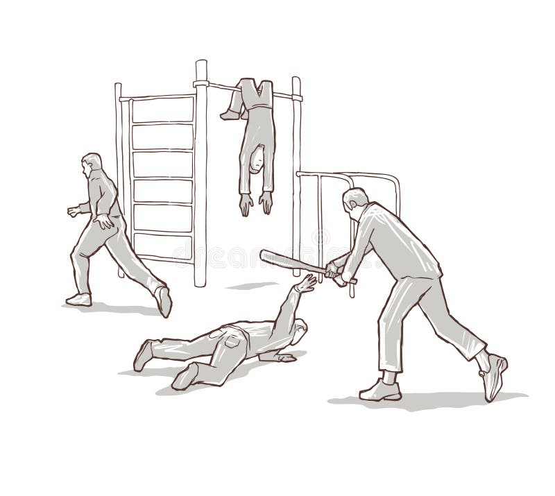 Hard training ghetto stock illustration. Illustration of hard - 141735974