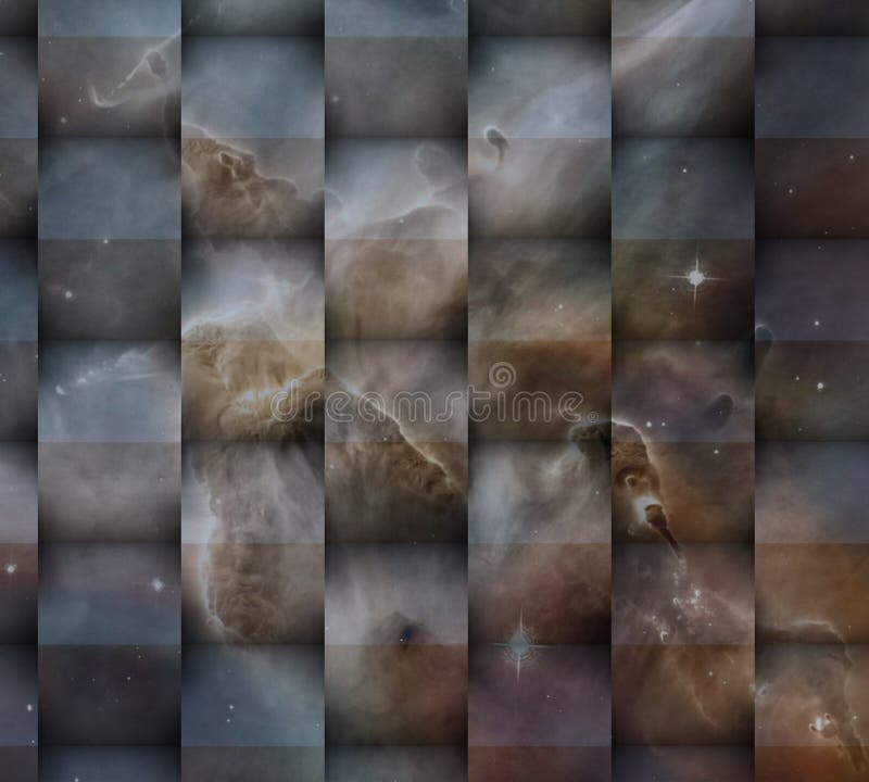 Hard Wall 5 of Galactic Cubes with 3d Shadows Stock Illustration ...