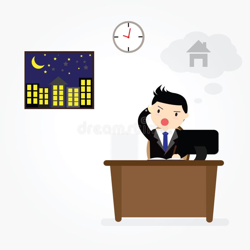 Go Home Late Stock Illustrations – 19 Go Home Late Stock Illustrations ...
