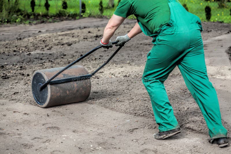 Hard work in garden stock image. Image of align, outdoor - 31708815