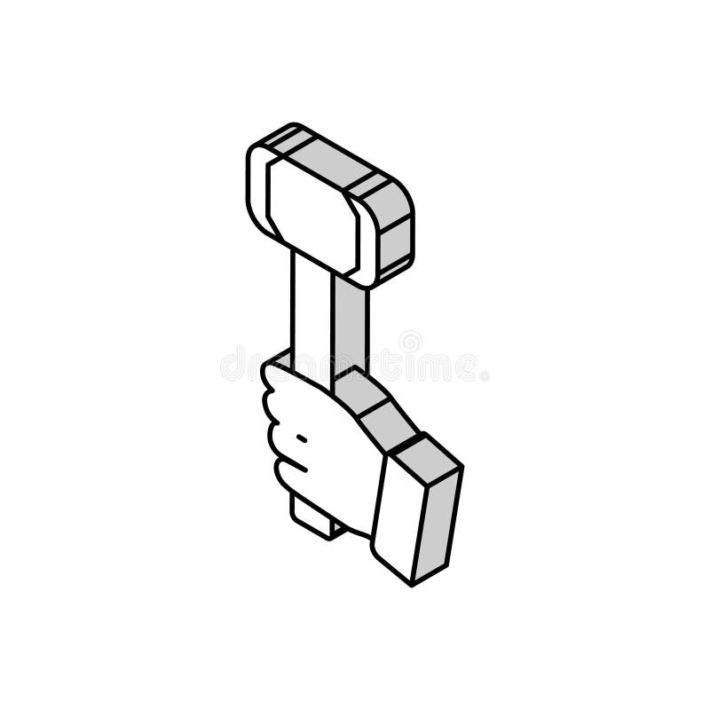 Hard Work Hammer Succes Challenge Isometric Icon Vector Illustration ... Hard Work Hammer Succes Challenge Isometric Icon Vector Illustration ...