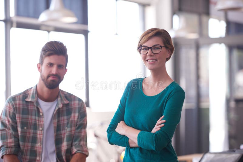 Hard at Work. a Handsome Young Man Working in His Office. Stock Photo ...