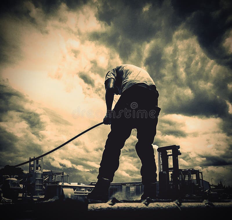 Hard work man editorial image. Image of industrial, white - 106433730