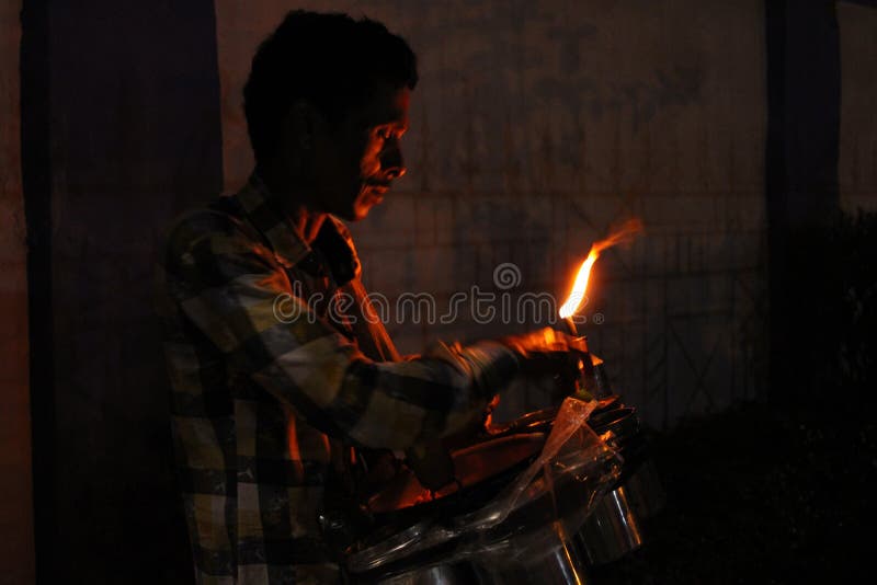 Hard work editorial photo. Image of night, hard, fastfood - 125375426