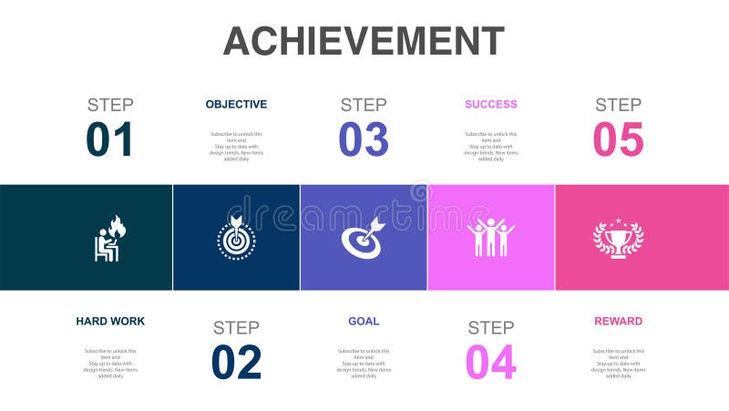 Hard Work, Objective, Goal, Success Stock Vector - Illustration of pack ...