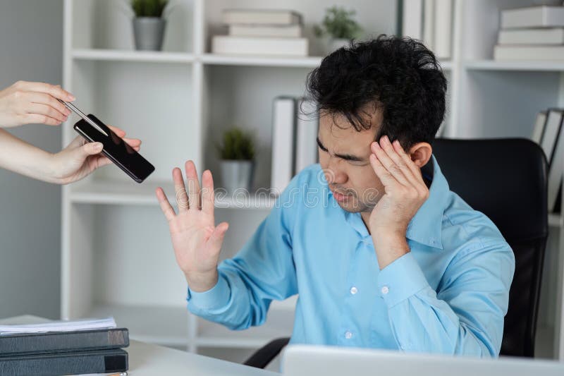 Hard Work and Tiredness Office Stress Workplace Image Professional ...