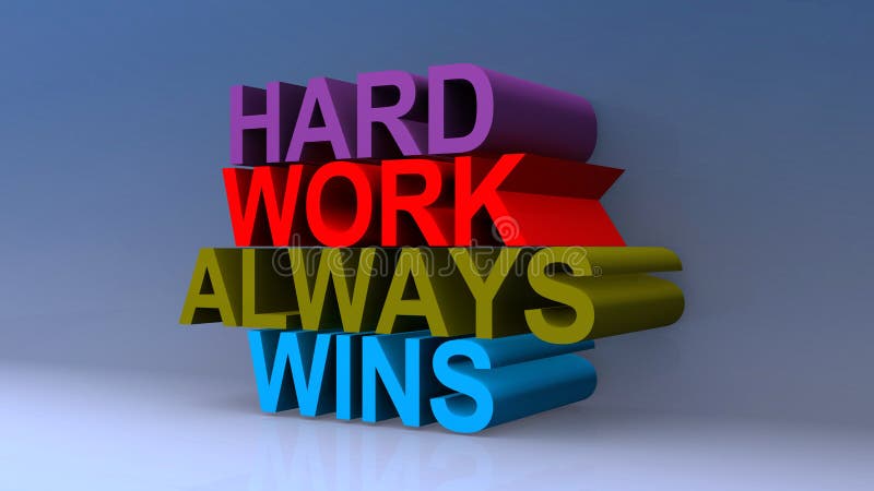 Hard work ahead sign stock image. Image of background - 24896613