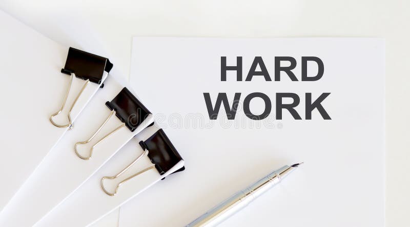 The Word Hard Work