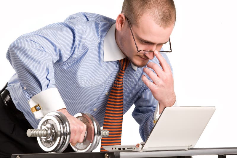 Hard worker stock image. Image of fitness, body, caucasian - 10286055