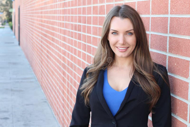 Hard Worker Looking Businesswoman Stock Image - Image of advisor, hard ...