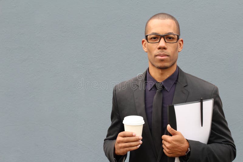 Hard Worker Serious Looking Businessman Stock Photo - Image of ...