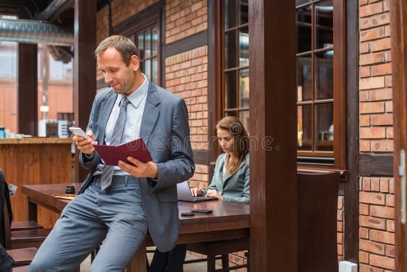 Hard Working Business People. Stock Image - Image of computer, business ...