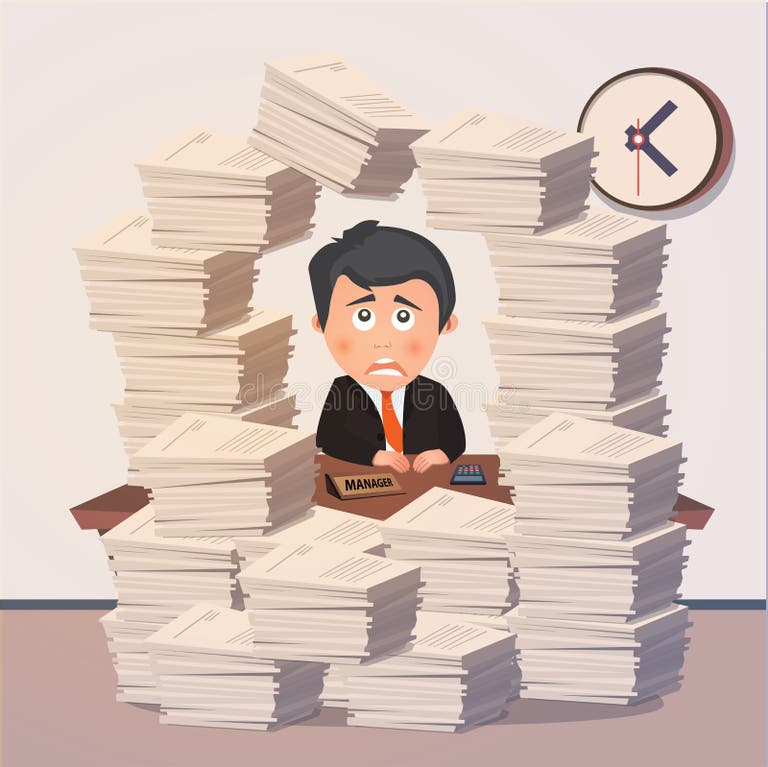 Working Hard Cartoon Stock Illustrations – 6,460 Working Hard Cartoon ...