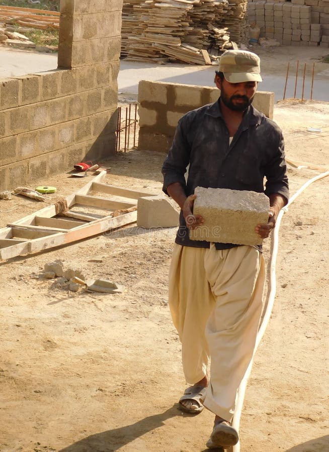 Hard Working Labor. stock image. Image of working, asia - 70679111