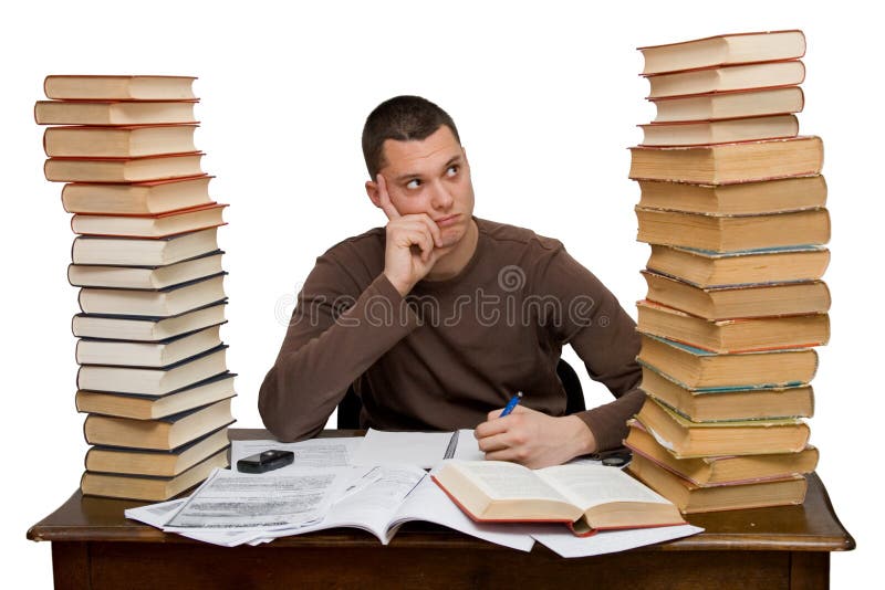 Hard working man stock photo. Image of information, business - 4103086
