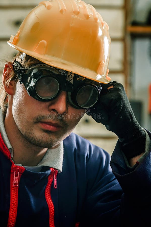 Hard Working Man with Hands Stock Image - Image of industry, bolt: 21490111