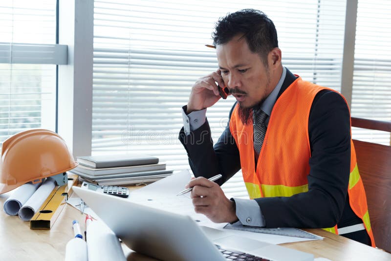 Hard working on project stock photo. Image of housing - 114272442