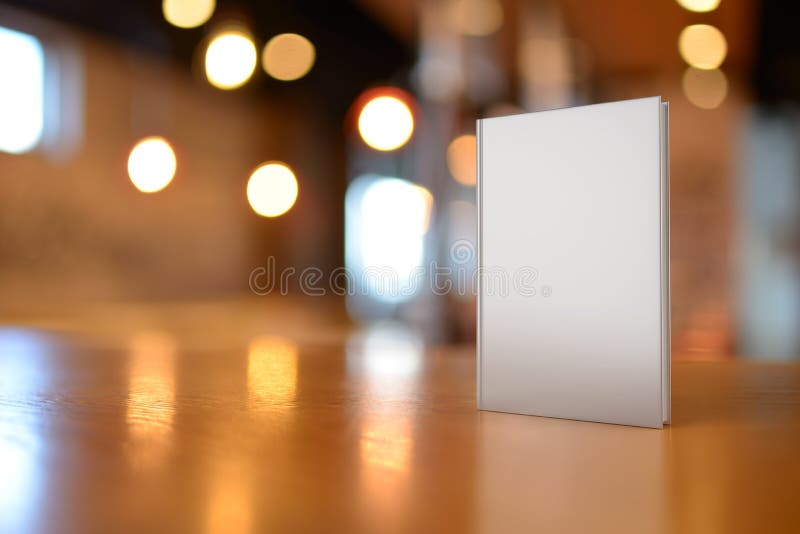 Hardcover Book on Blur Background. 3D Rendering and Photo Stock Photo ...