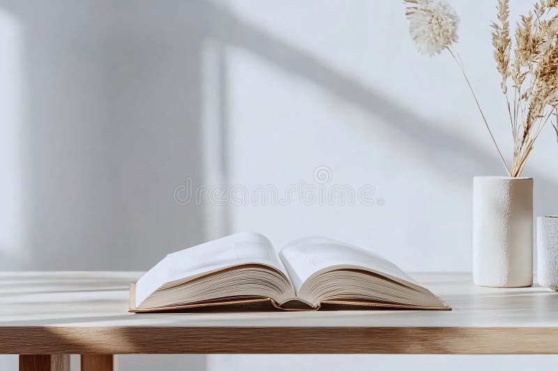 Hardcover Book Mockup on Clean Desk, Featuring Creative Typography ...