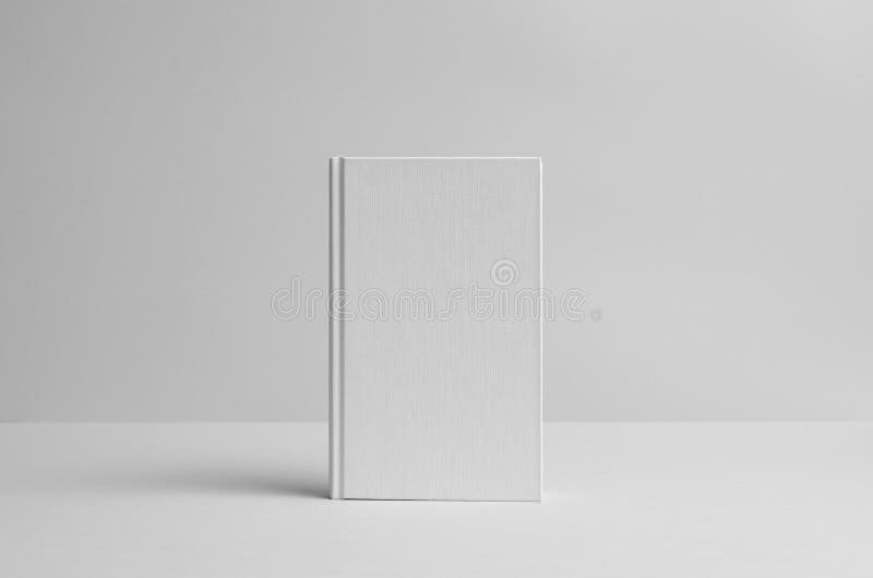 Hardcover Canvas Book Mock-Up - Front. Wall Background Stock Image ...