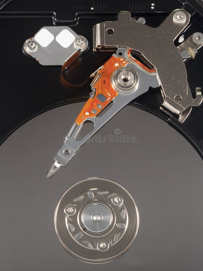 Harddisk Drive Hdd Top Cover Open Closeup Stock Photos - Free & Royalty ...