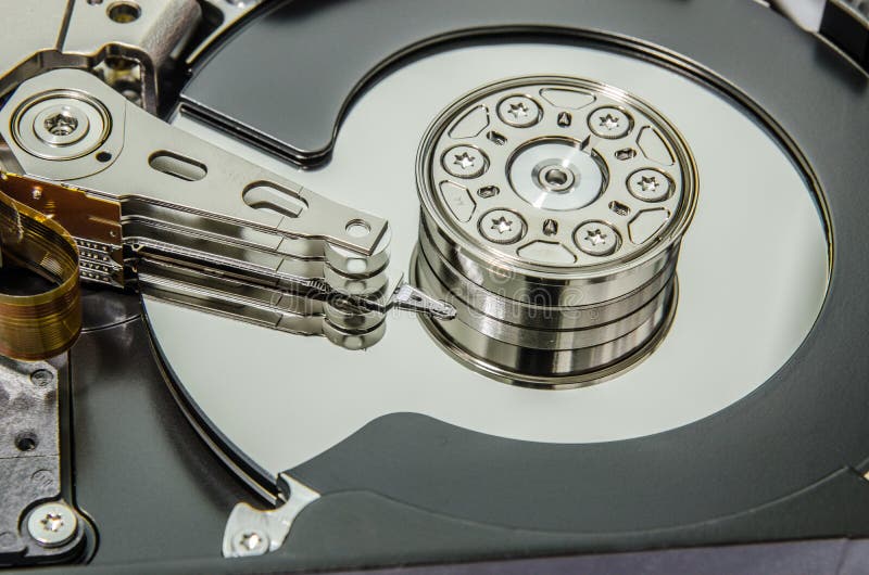 Harddisk inside stock image. Image of download, file - 39006595