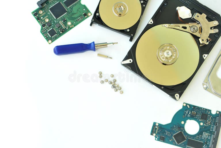 Harddisk pc. stock photo. Image of alter, clipping, data - 141851260