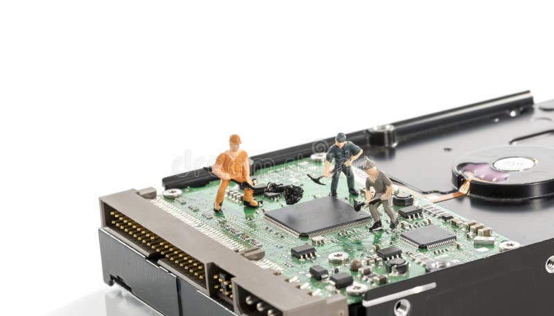 Harddisk repare stock image. Image of format, white, tools - 50371175
